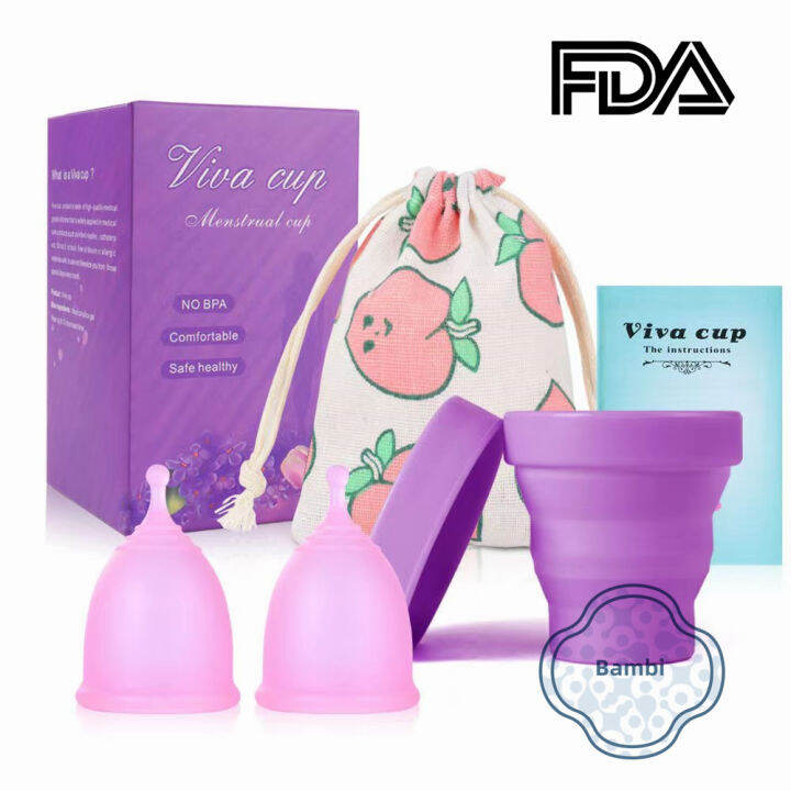 Menstrual Cup FDA Approved（4Pcs）Hygiene Medical Silicone Cup | Lazada PH