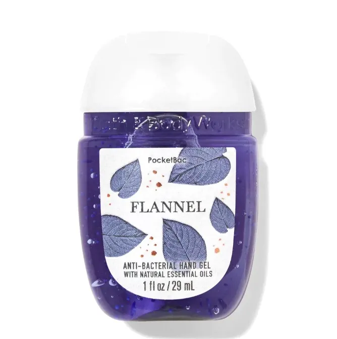 BATH and BODY WORKS Hand Sanitizer Pocketbac - Flannel Anti-Bacterial ...