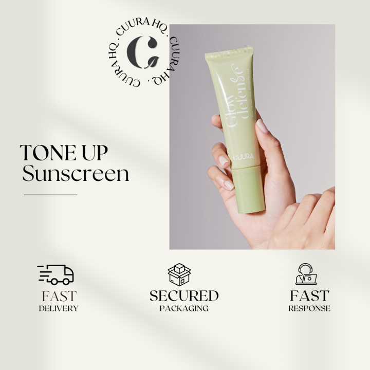 Cuura HQ Glow Defense (Tone-up sunscreen) | Lazada