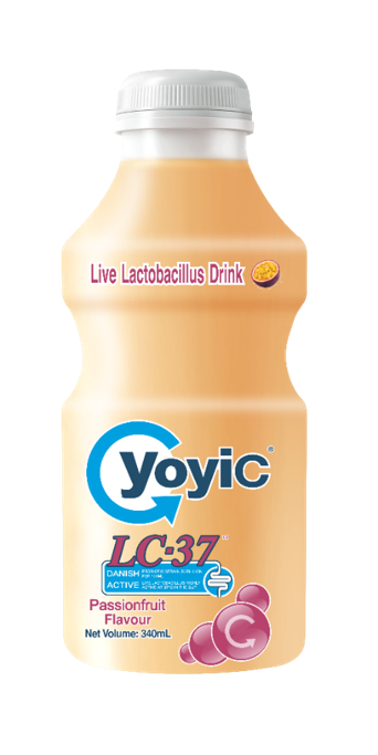 優益C 乳酸菌 (百香果) YOYI C Cultured Milk Bottle Drink 340ML x 24 Bottles - (Passionfruit Flavor ...