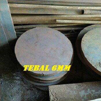 PLAT BESI HITAM POTONGAN BULAT TEBAL 6 MM | Lazada Indonesia