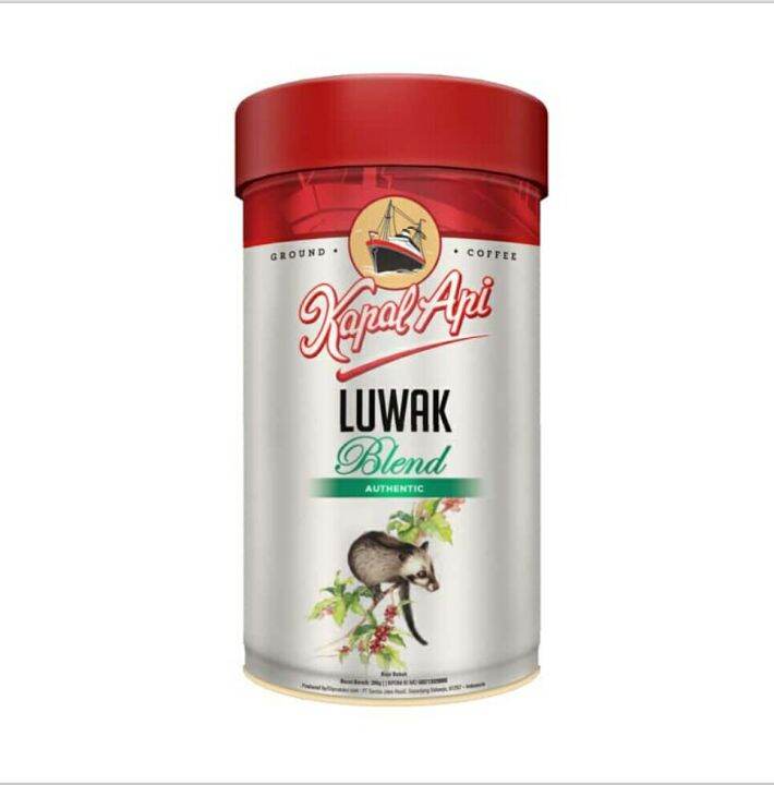 KAPAL API LUWAK BLEND KOPI BUBUK 200 Gram | Lazada Indonesia