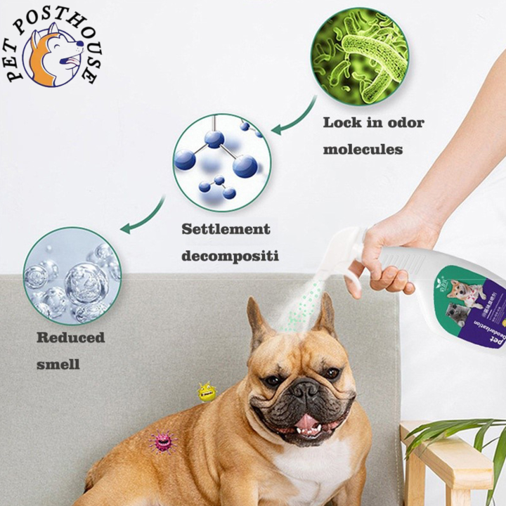 500ML Pet Deodorant Spray Safe＆ Non-irritating Eliminates | Lazada PH