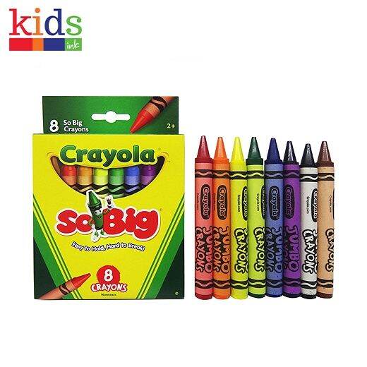 Crayola Jumbo Crayons 8 Colors So Big - Kids Ink | Lazada PH