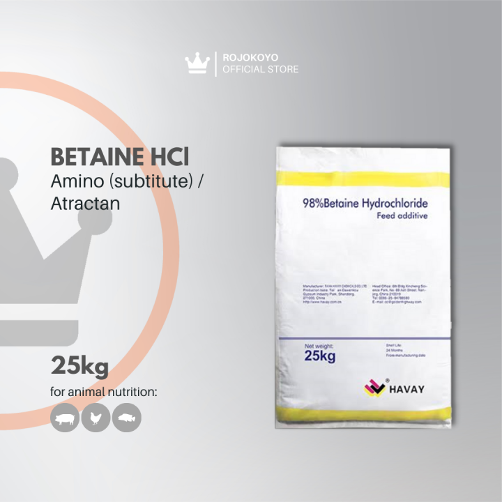 Betaine HCl 25 kg Amino Atractant Pakan Hewan | Lazada Indonesia