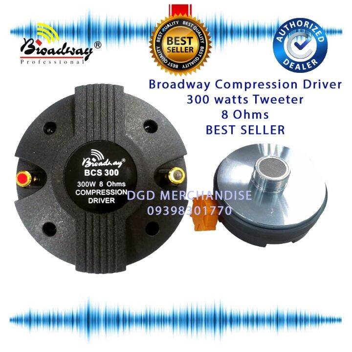 [Hot sales]☾ BCS-300 300watts Compression Driver Unit Broadway tweeter ...