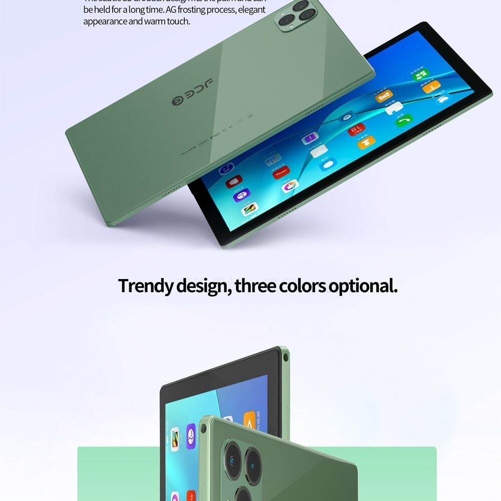 BDF P50 New 10.1 Inch Tablets Octa Core 8GB RAM 256GB ROM Android 12 ...