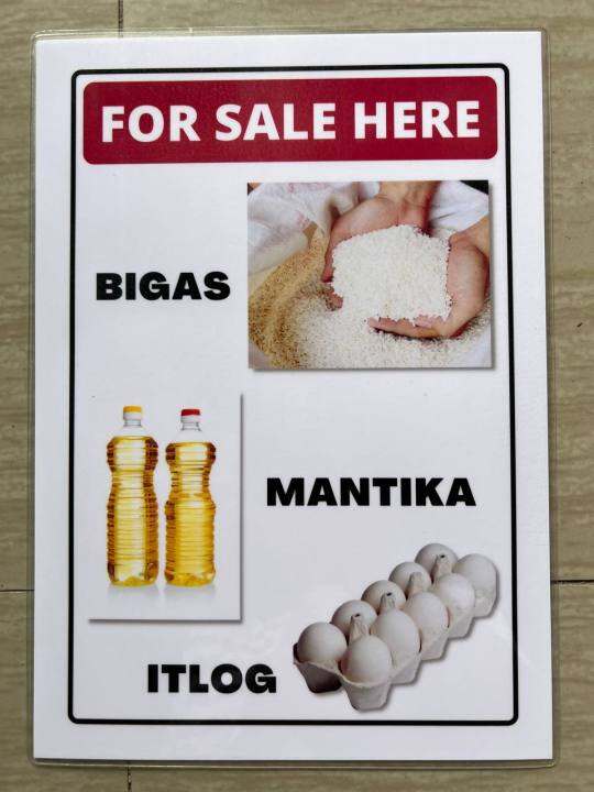 Sign Board and Signages Laminated a4 Chart 250mic | Lazada PH