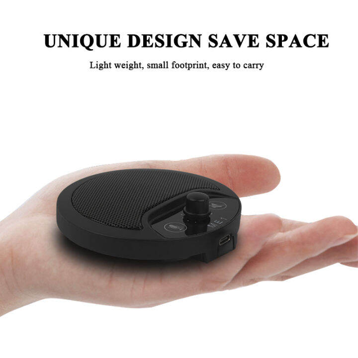 Flat Computer Microphone 360° Omnidirectional Condenser Mic for Video ...