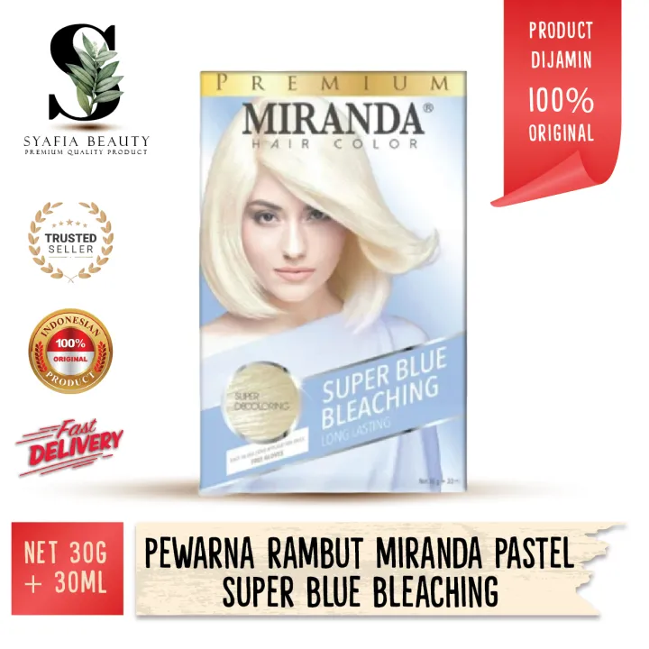 Miranda Hair Color Pastel Super Blue Bleaching | Lazada