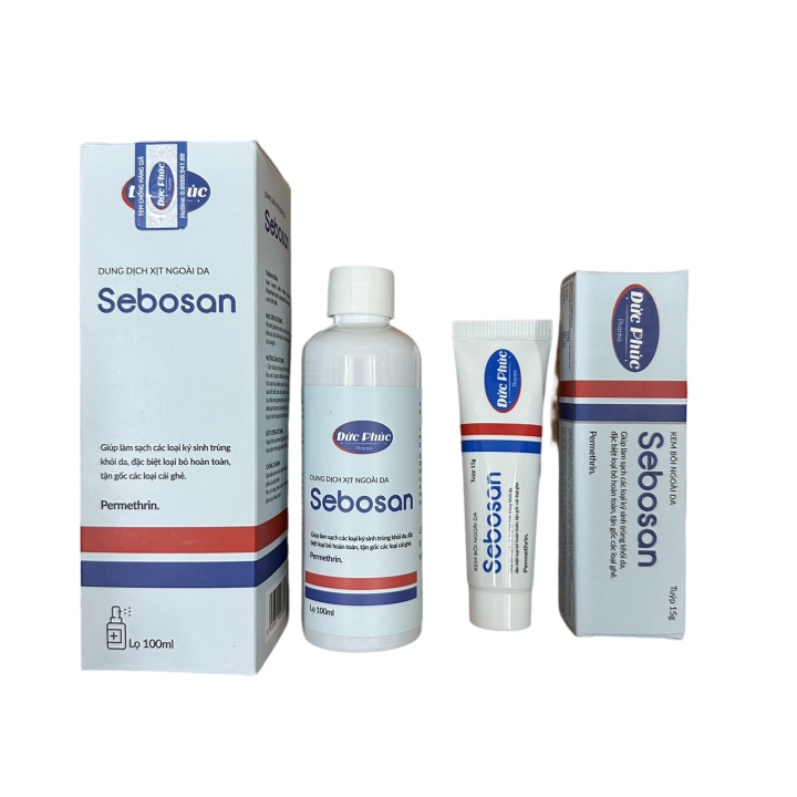 (CHÍNH HÃNG) Sebosan Làm Sạch Các Loại Kí Sinh Trùng, Chấy Ghẻ | Lazada.vn