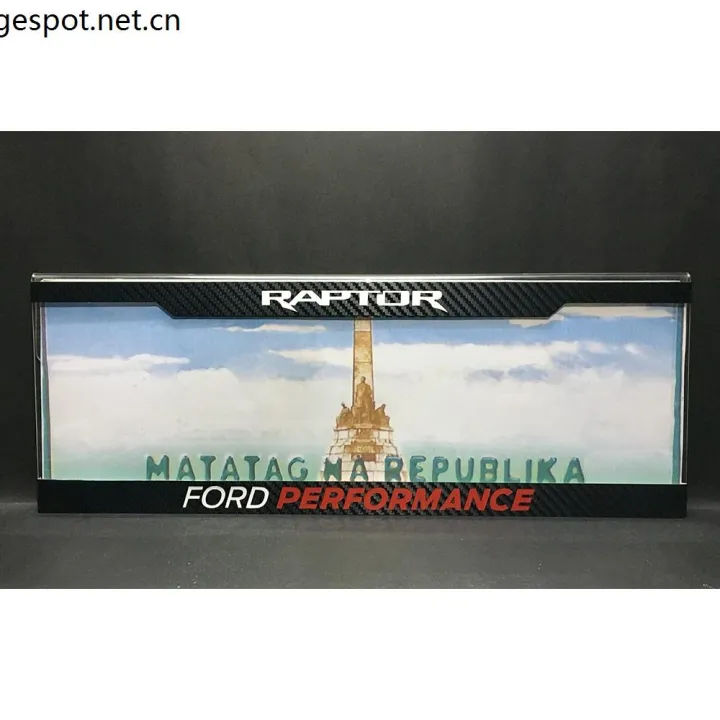 Car Plate Cover for Ford Performance Raptor Carbon Fiber Design | Lazada PH