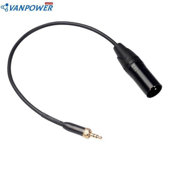 3.5mm Audio Male Plug with Internal Thread to 3Pin XLR Male Adapter ...