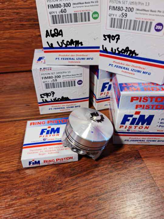 (PISTON FIM) PIN PEN 14 13 15 - SEHER PISTON MENTAH KIT 57 58 59 60 61 ...