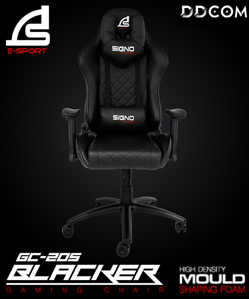 Signo E-Sport GC-205 BLACKER เก้าอี้เกมมิ่ง เพื่อสุขภาพ แข็งแรง รับประกัน 2ปี | Lazada.co.th