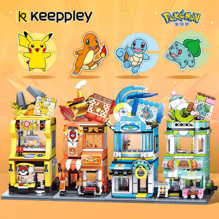 Keeppley Pokémon, Pikachu Pokémon, Pokemon, Street View Bricks, City ...
