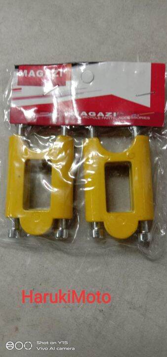 Handle Bar Clamp.Long XRM Yellow | Lazada PH