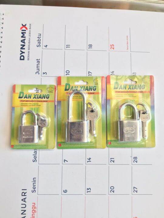 Gembok Dan Xiang Sedia 3 macam ukuran | Lazada Indonesia