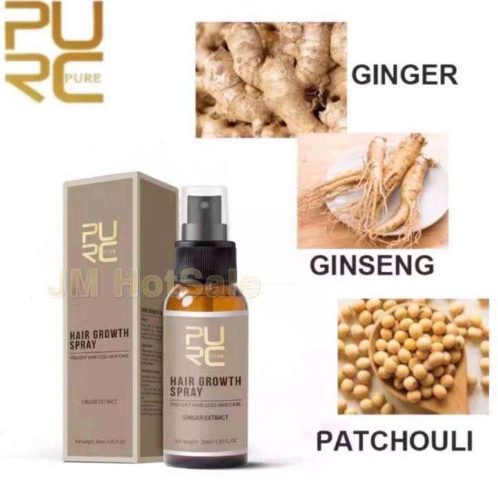 Purc 100 Pure Natural Hair Growth Essence Oil Ginger Hair Treatment
