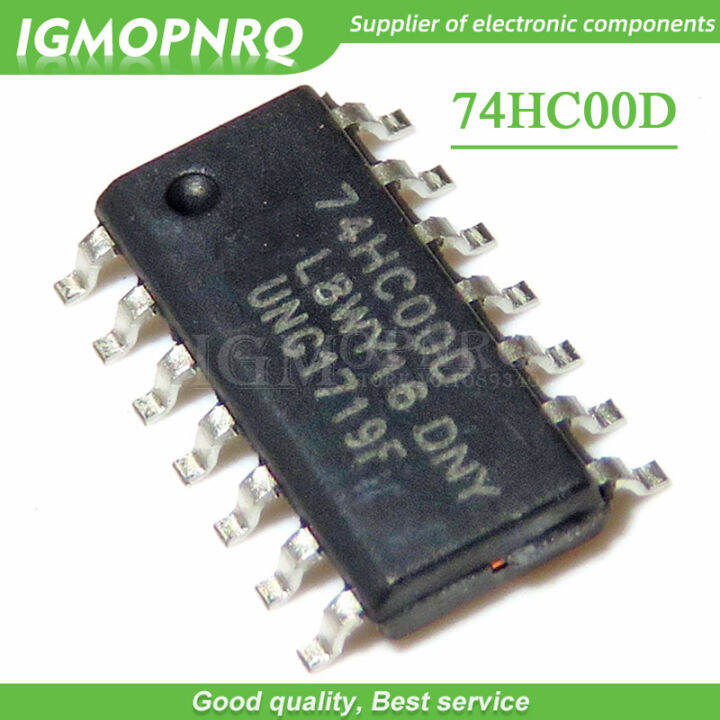 20Pcs 74HC00D 74HC00 SN74HC00D SOP-14 Logic Gates QUAD 2-IN NAND GATE ...