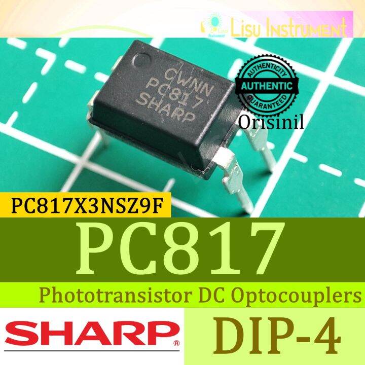 PC817 817 Phototransistor DC Optocouplers PC817X3NSZ9F DIP-4 Original ...