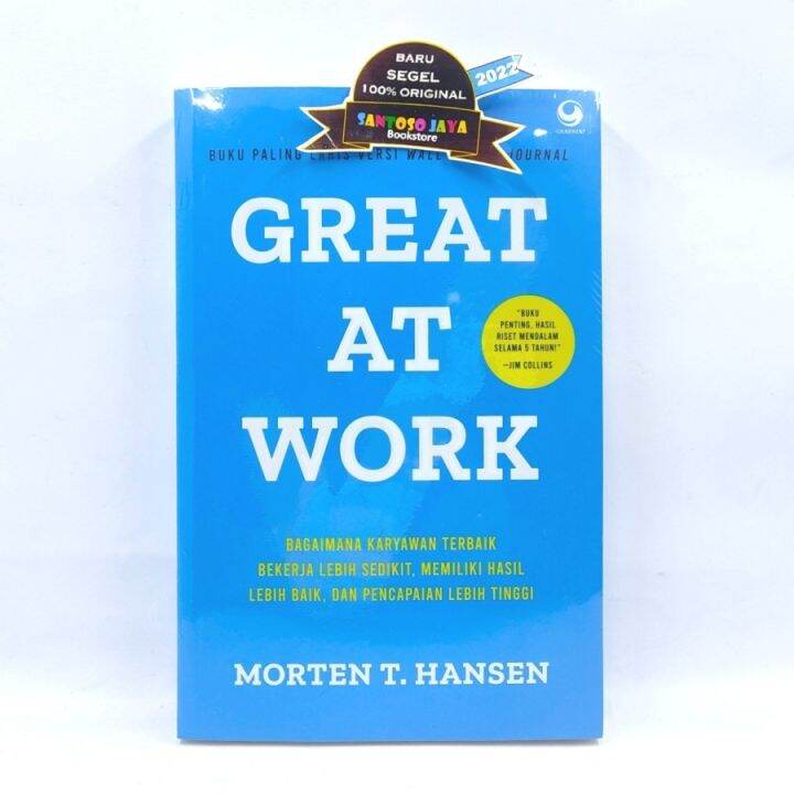 Buku GREAT AT WORK by Morten T. Hansen | Lazada Indonesia