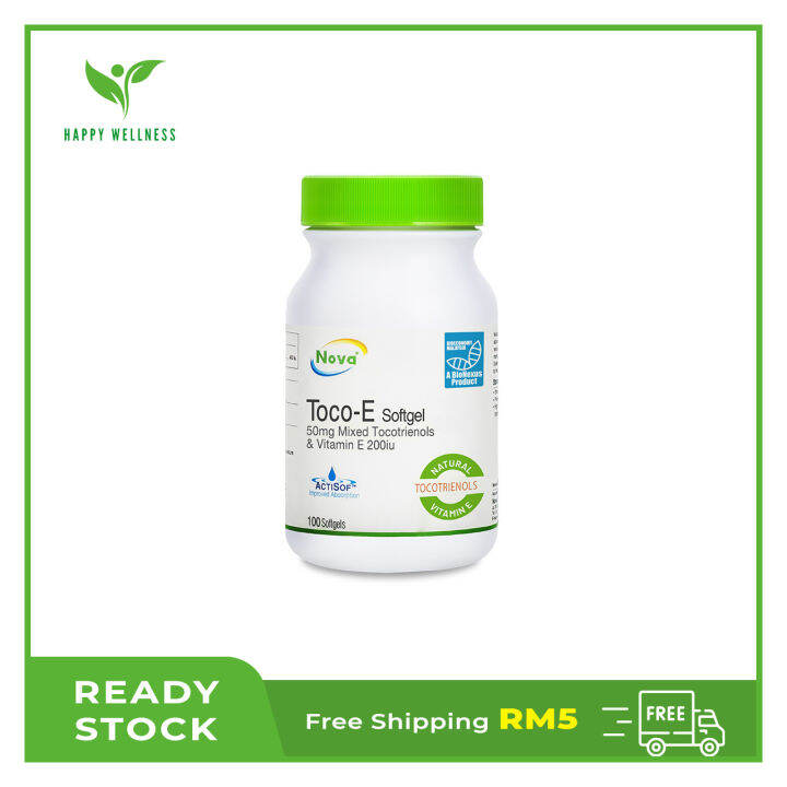 Nova Toco-E Softgel 50mg 100s | Lazada