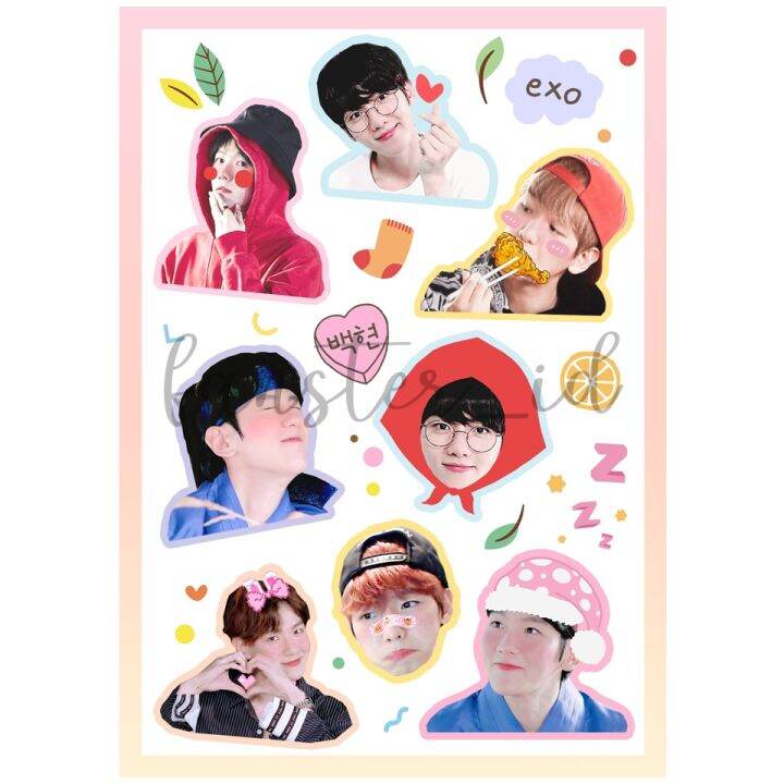 Stiker Sheet Deco Art EXO | Lazada Indonesia