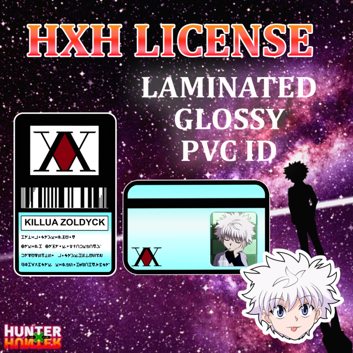 HUNTER X HUNTER LICENSE - GLOSSY PVC ID CARD | Lazada PH
