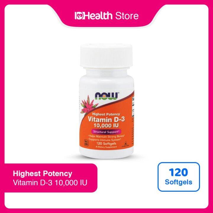 NOW Vitamin D3 10000 IU | Lazada Indonesia