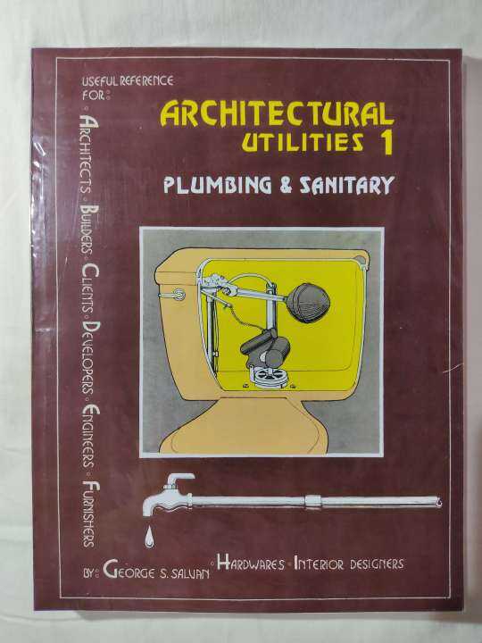 Architectural Utilities 1 Plumbing & Sanitary By George Salvan | Lazada PH