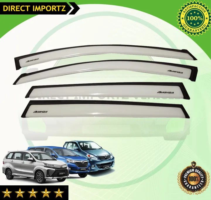 Toyota Avanza 2012 to 2021 Window Door Visor Two-tone 2013 2014 2015 ...