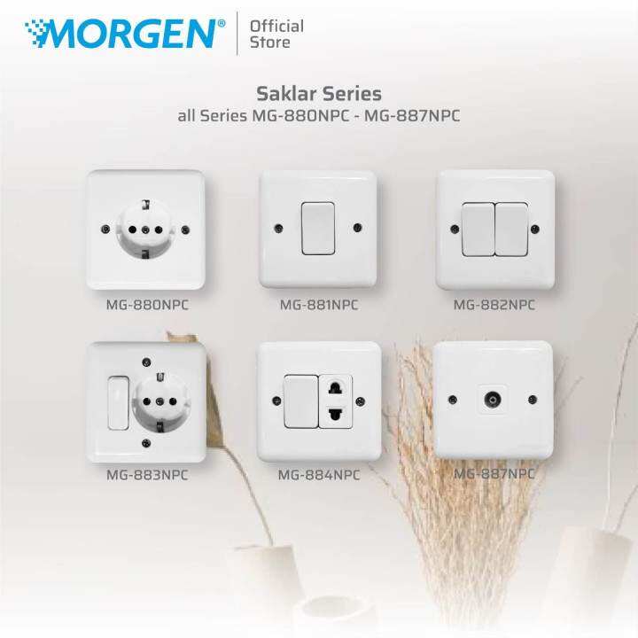 Saklar New Gee Series NPC Merk MORGEN SNI | Lazada Indonesia