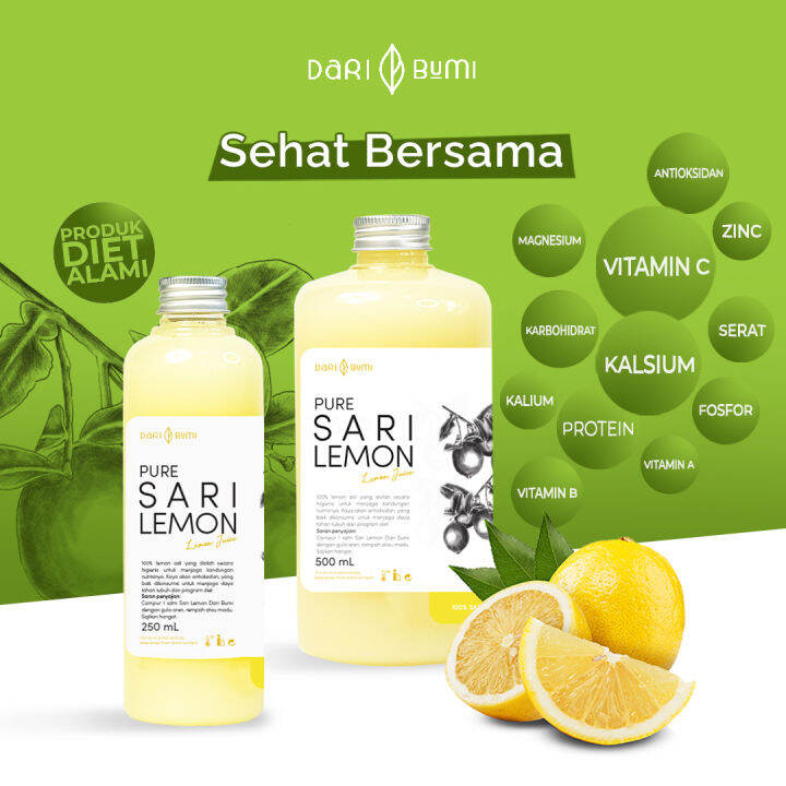 Sari Lemon Dari Bumi | 250 ml Premium Quality | Lazada Indonesia