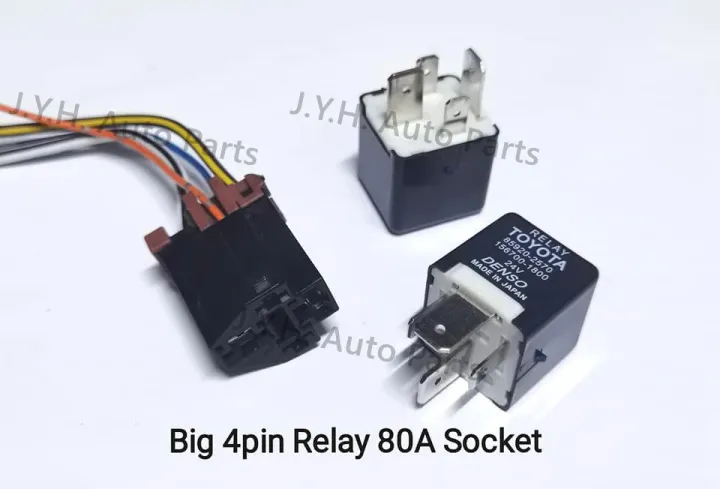 4Pin Relay 80A 24V Volvo Scania Lorry Fan Relay 2Pin Big 2Pin Small ...