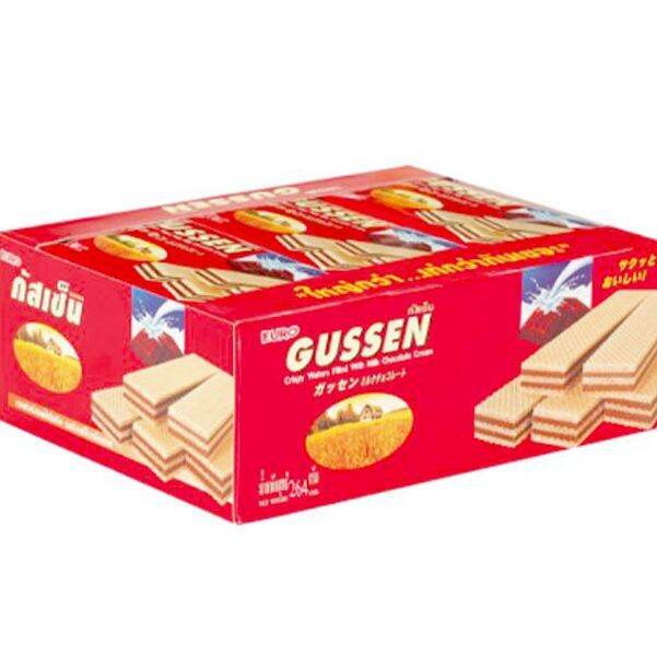 Gussen กัสเซ็น เวเฟอร์ ขนาด 22กรัม แพ็คละ12ชิ้น Wafer (สินค้ามีตัวเลือก ...