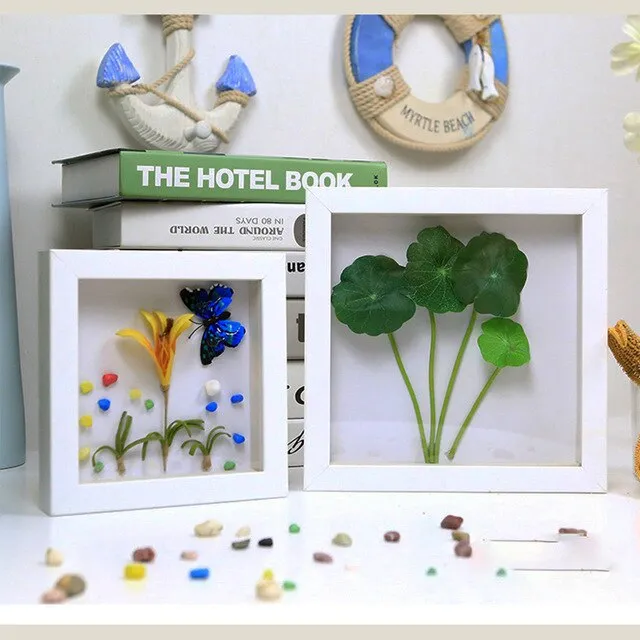 Diy Specimen Wood Photo Frame Nordic Wooden Frame 2cm Displaying Works ...