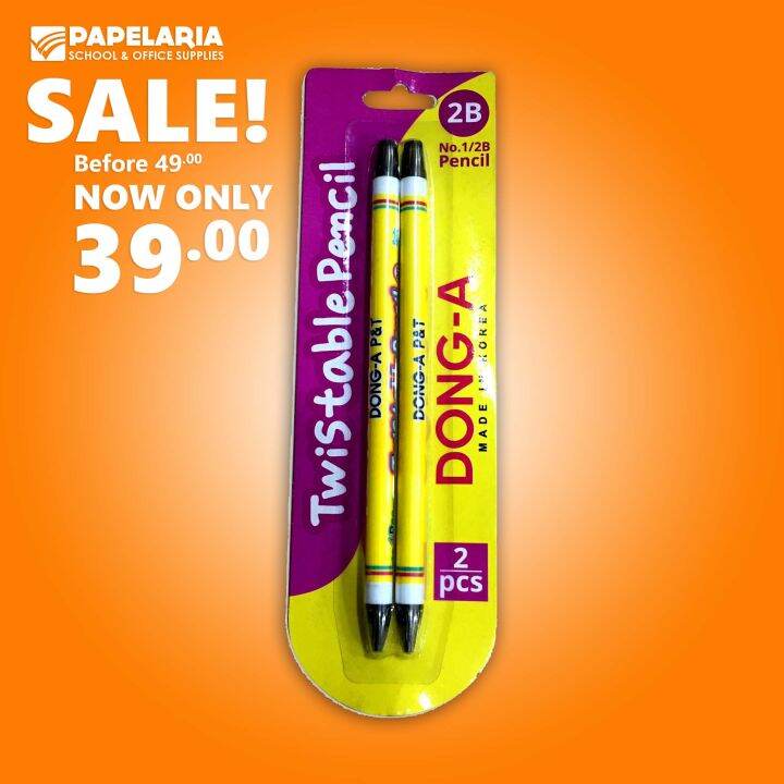 DONG-A TWISTABLE PENCIL 2B | Lazada PH