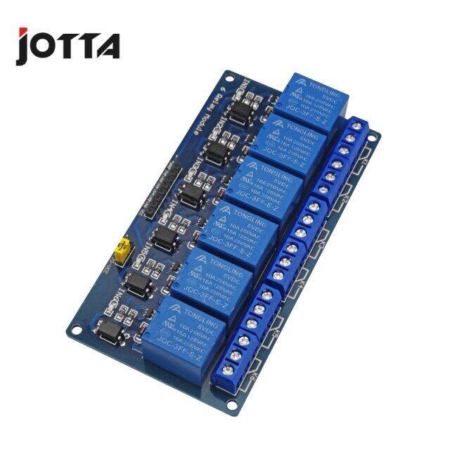 5V 12V 24V Relay Module With Optocoupler Relay Output 1 2 4 6 8 Way ...