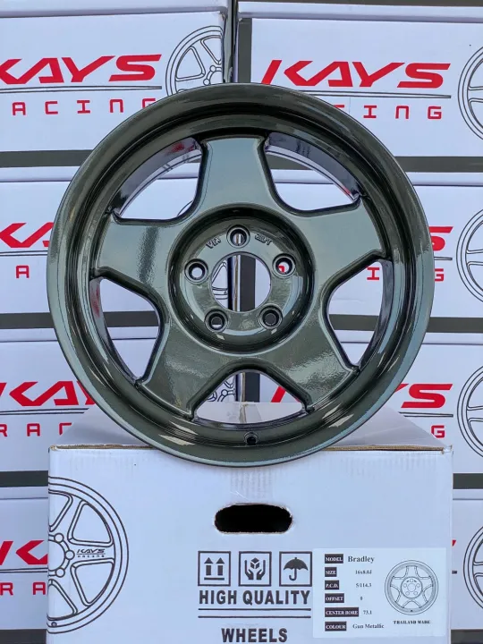 ล้อแม็กใหม่ - BRADLEY - ขอบ16x8x5h114 - ET0 - งานKAYS ล้อไทย THAILAND ...