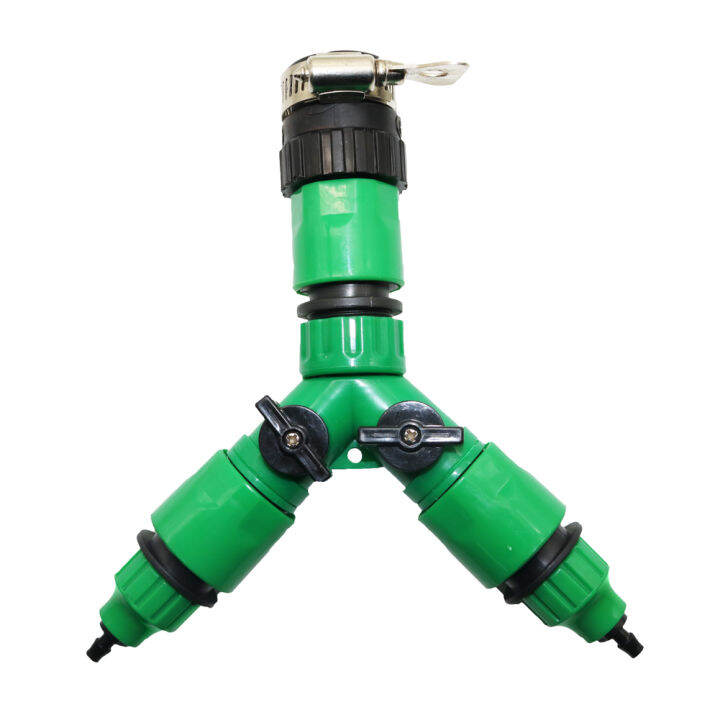 14-24mm Water-tap Universal Y Connector 2-Way Splitters Valve 1/4 Inch ...