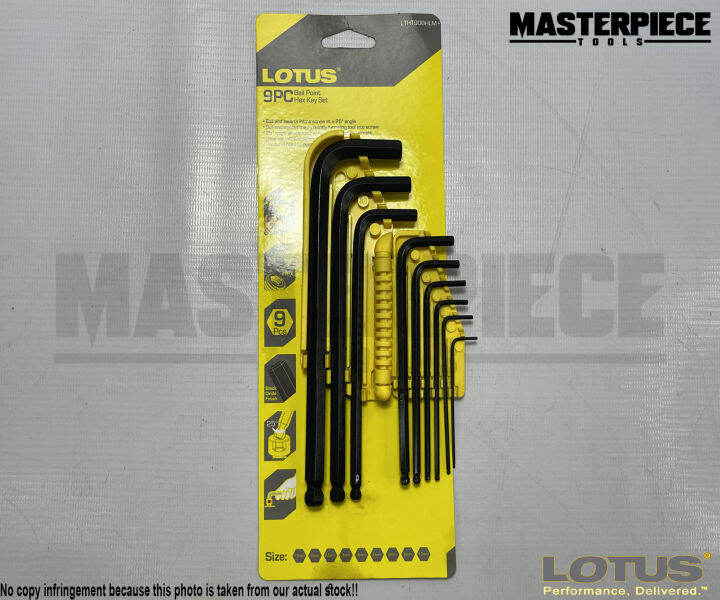 Lotus 9 Pcs. Hex Key Set (Ballpoint) | Lazada PH
