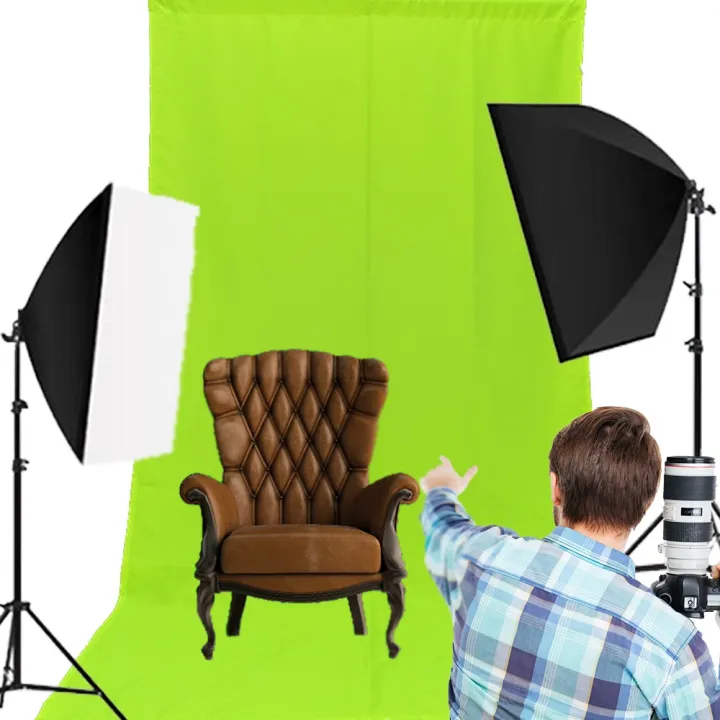 Green Screen Kain Studio Photo Backdrop Backgroud Kain Uniform PDRM ...