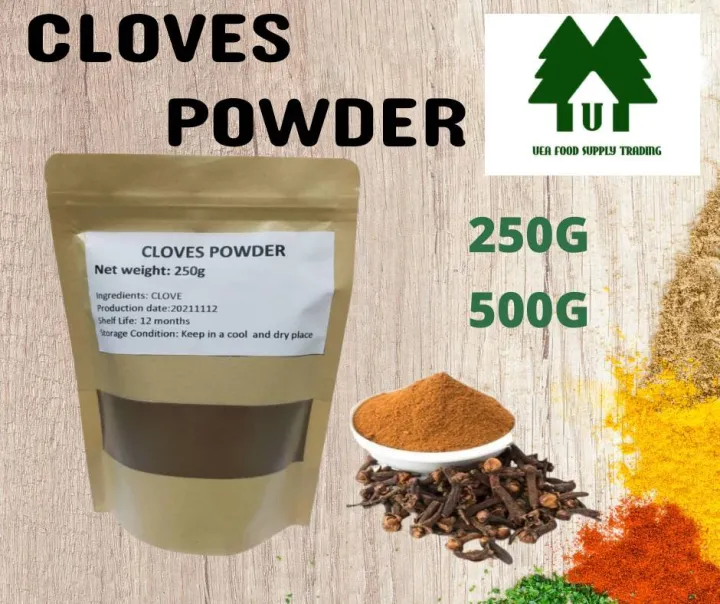 Cloves Powder 500g./250g per pack with already ZIPLOCK at the top ...