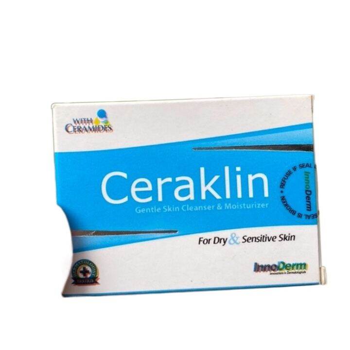 CERAKLIN Gentle Skin Cleanser Moisturizer Soap Mild and non-irritating ...