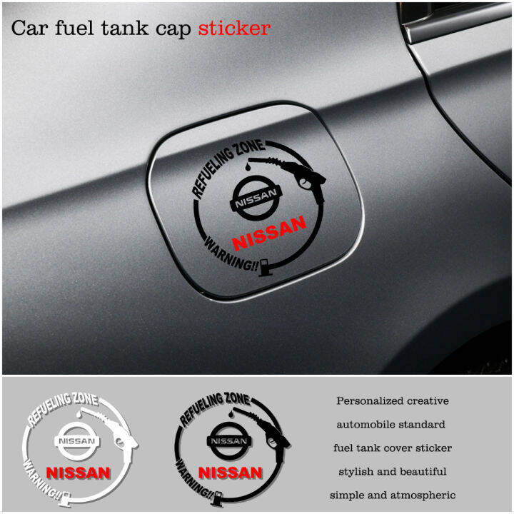 Car Fuel Tank Sticker Reflective Vinyl Car Stickers For NISSAN Navarra ...