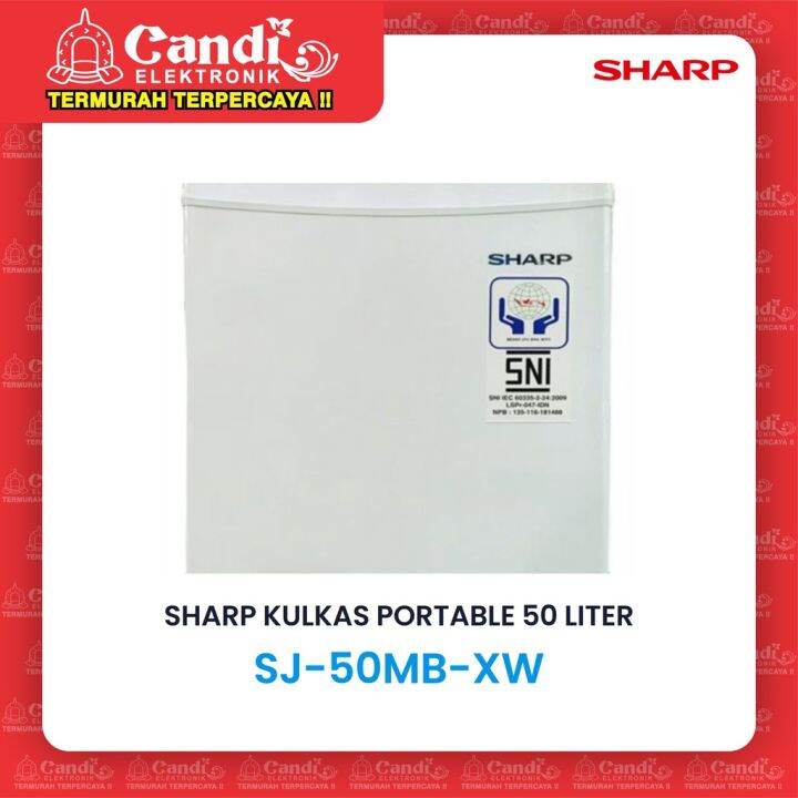 SHARP KULKAS PORTABLE SJ-50MB-XW 50 LITER | Lazada Indonesia