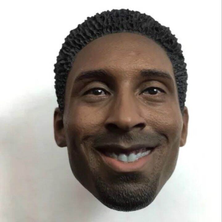 Kobe Bryant Head Sculpt Smile For 1/6 Scale Action Figure Suit For ...