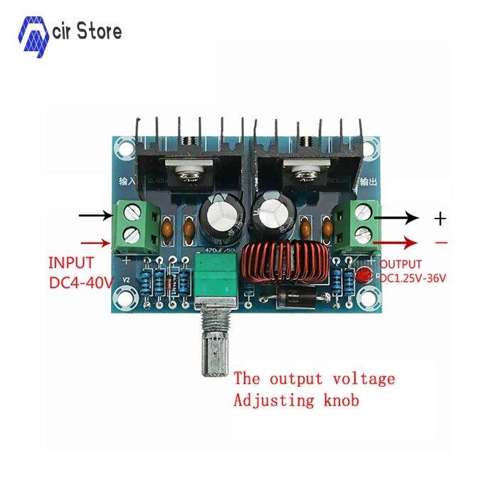 XH-M401 XL4016E1 High-Power Buck DC-DC Voltage Regulator Module | Lazada PH