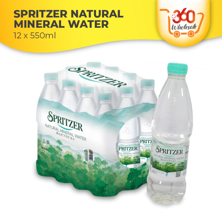 SPRITZER MINERAL WATER - SHRINK PACK - 12 X 550ML | Lazada